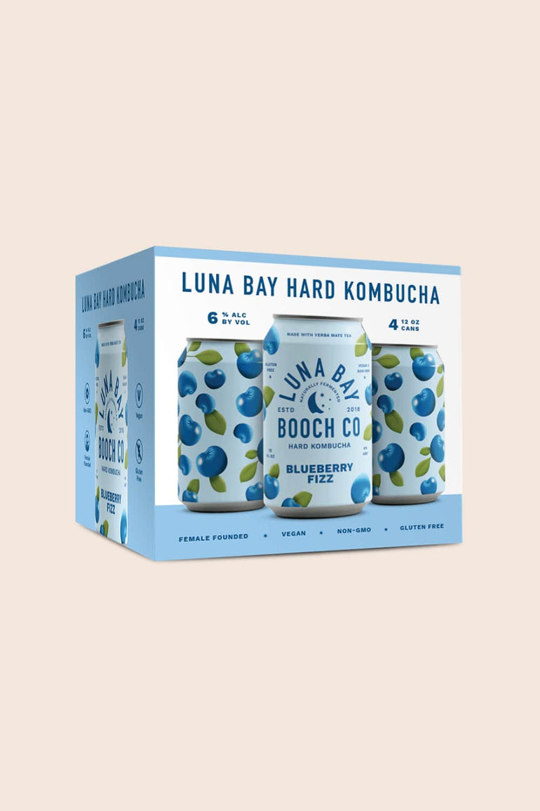 Blueberry Fizz 4-Pack (12 oz) – Luna Bay Drinks